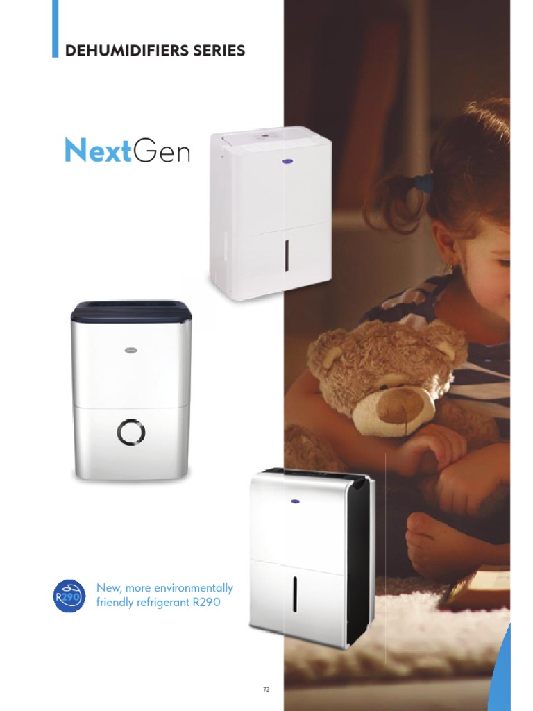 Dehumidifiers Series: New, More Environmentally Friendly Refrigerant R290 | PDF | Manufactured Goods