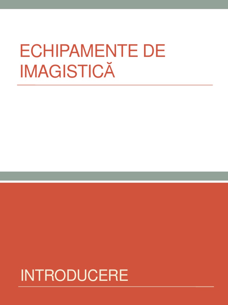 Echipamente de Imagistică | PDF