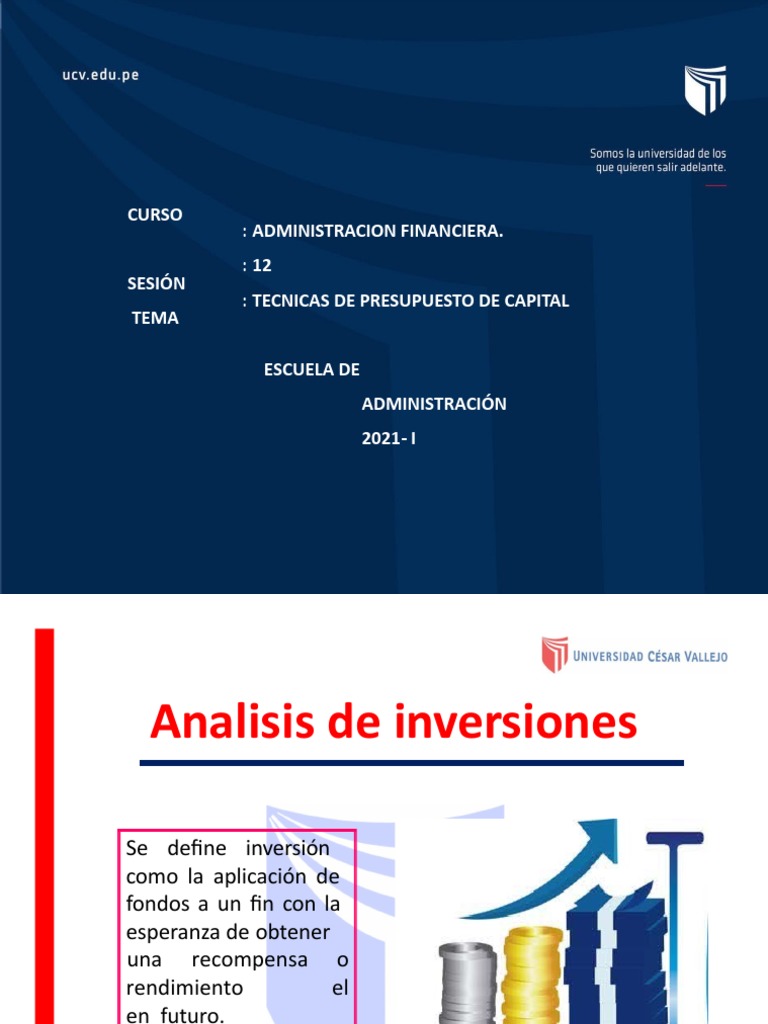 PPT12 | PDF | Presupuesto | Flujo de efectivo