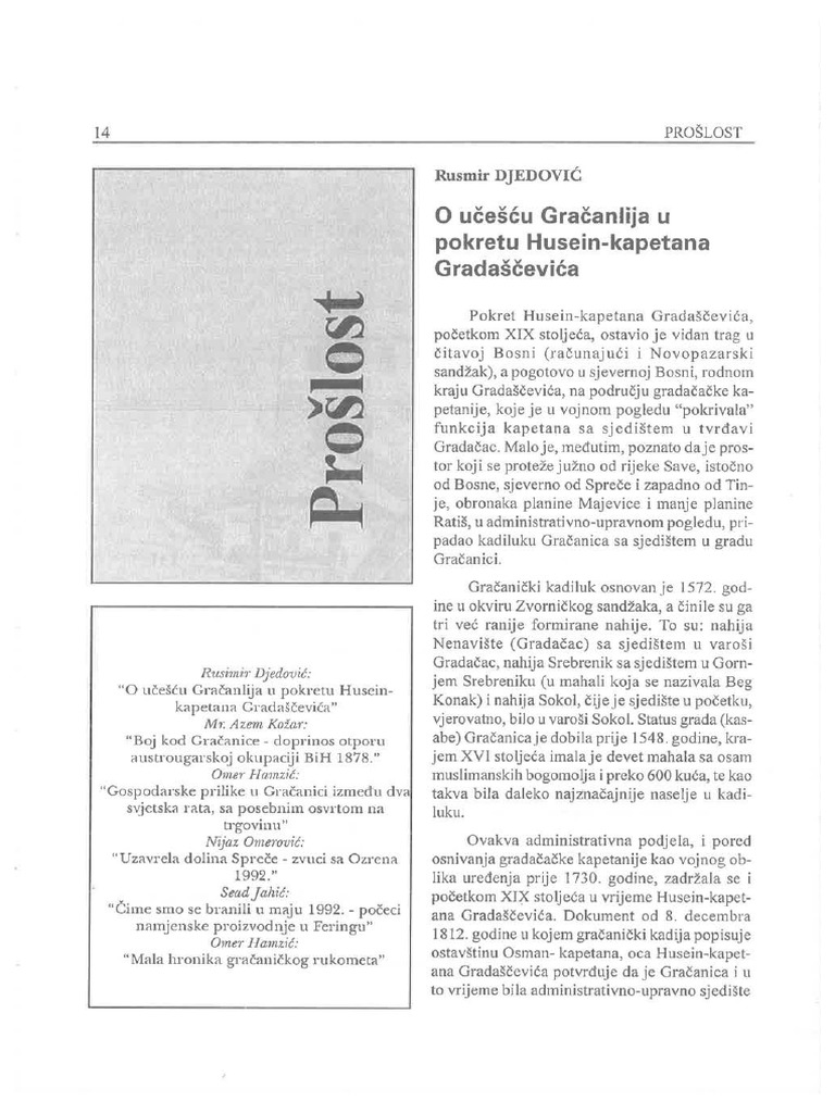 Gradascevic I Stanovnistvo | PDF