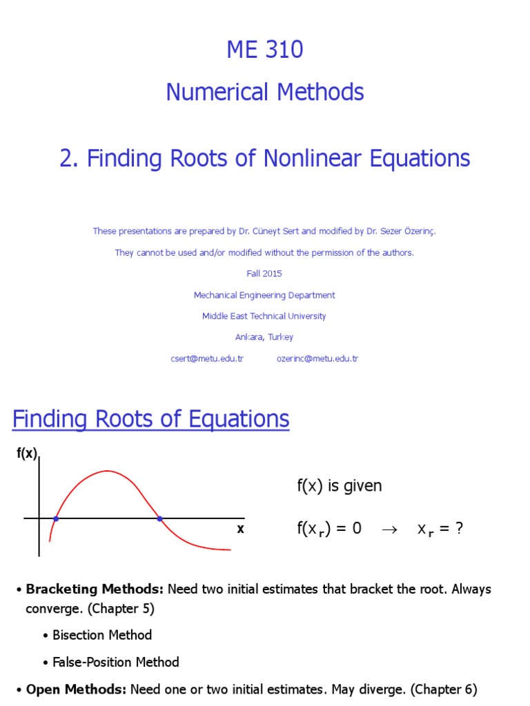 Numerical Methods: Root Finding Techniques | PDF | Algorithms | Mathematics