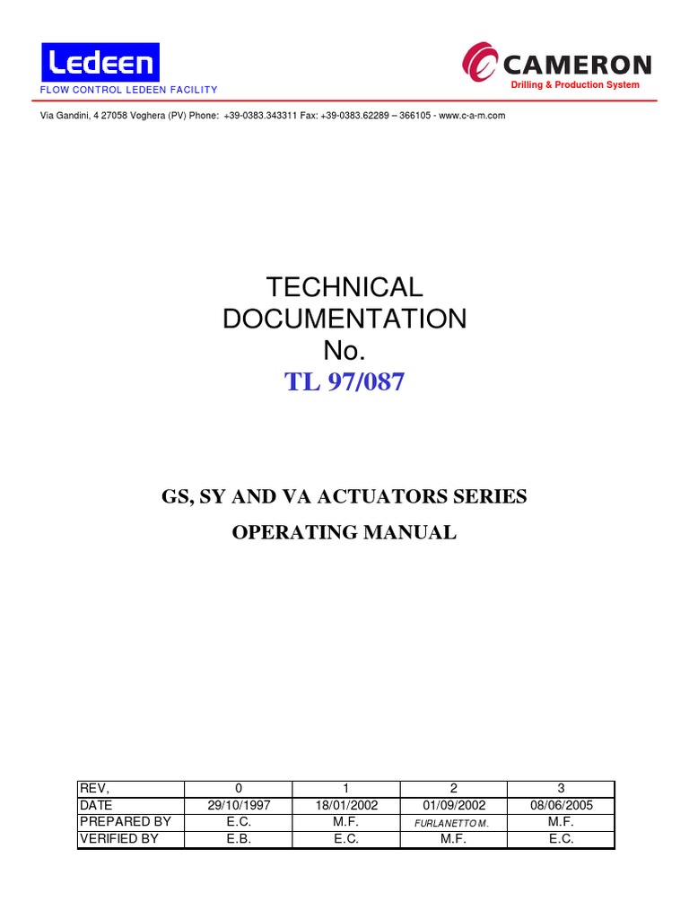Ledeen GS, SY, VA Series Installation Manual | Download Free PDF ...