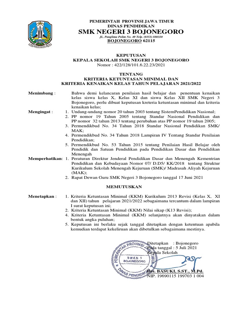 SK KKM 2021-2022 | PDF