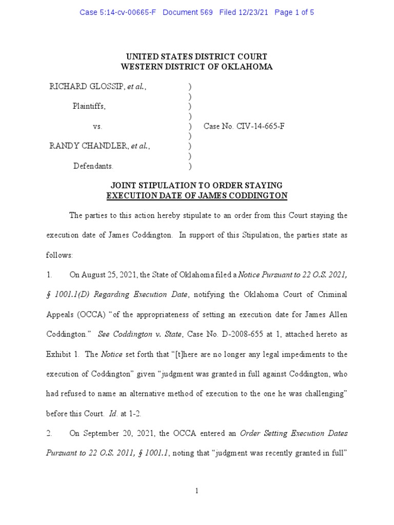 Joint Stipulation | PDF | Judgment (Law) | Public Sphere