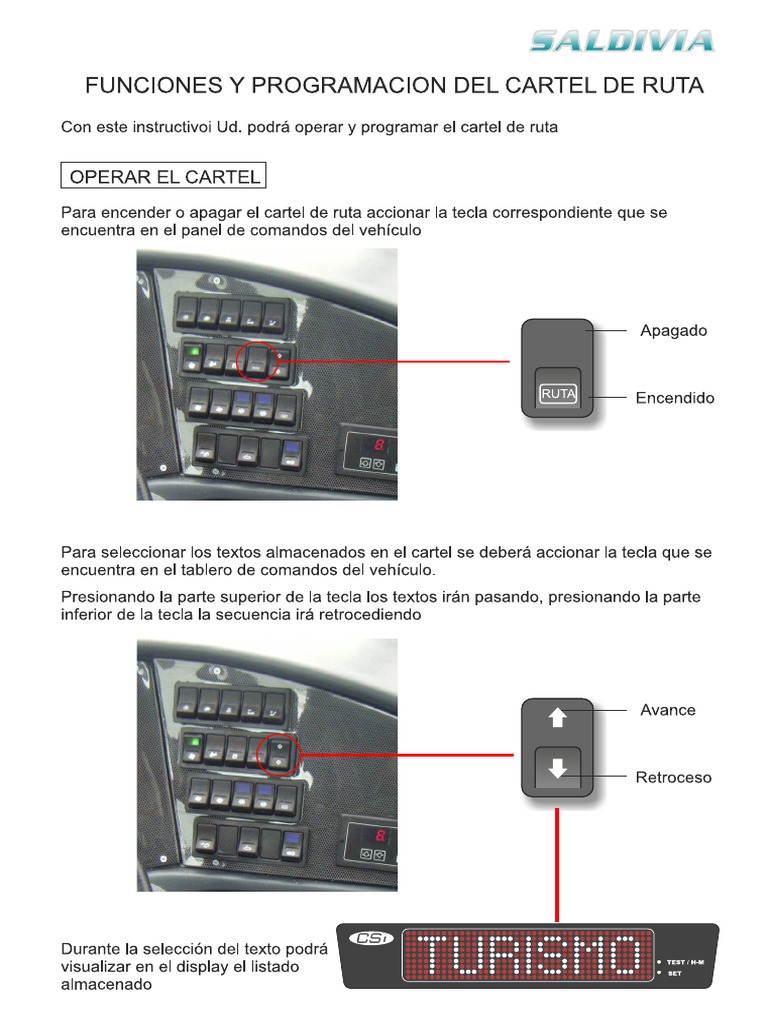 Instructivo Cartel de Ruta Rev 1 | PDF