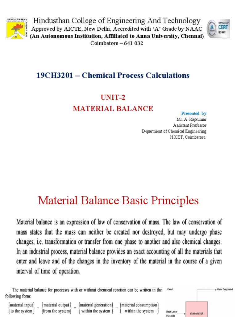 CPC Unit-2 | PDF | Evaporation | Distillation