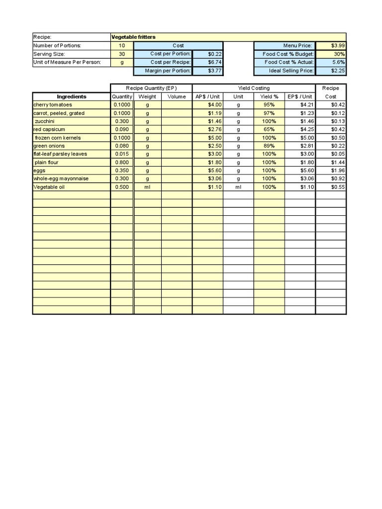 Cyclic Menu (1) (6 Files Merged) | PDF | Foods | Cuisine