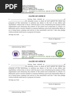 Oath of Office PTA | PDF | Oath Of Office | Justice