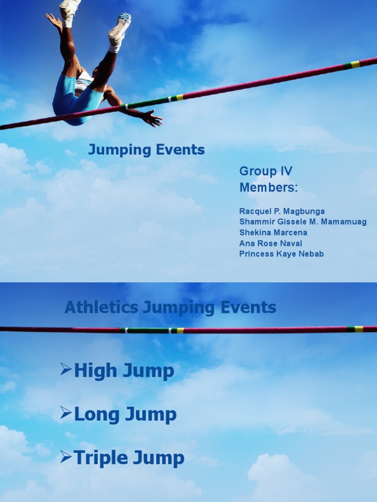 Overview of Athletics Jumping Events | PDF | Track And Field | Games Of ...