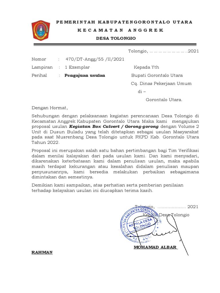 Proposal Box Culvert | PDF