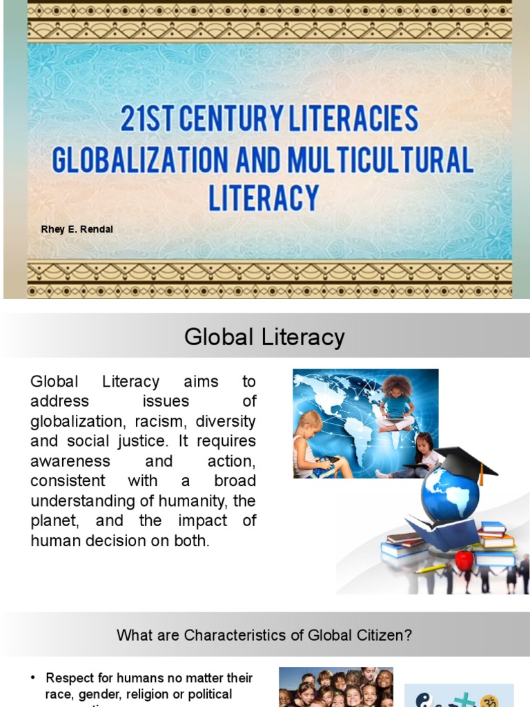 Global Multicultural Literacy | PDF