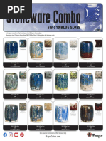 Glaze Combinations Finish Options For Ceramic Artists Mayco 5 | PDF ...