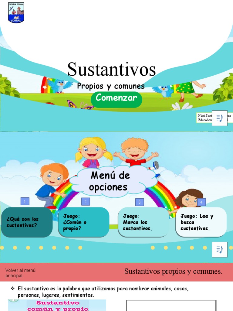 Sustantivo Común y Propio | PDF