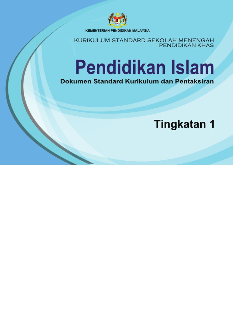 01DSKP KSSM Pend Khas Pend Islam | PDF