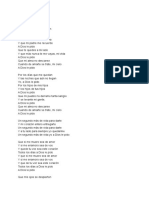 Letra de "A Dios le Pido" de Juanes | PDF