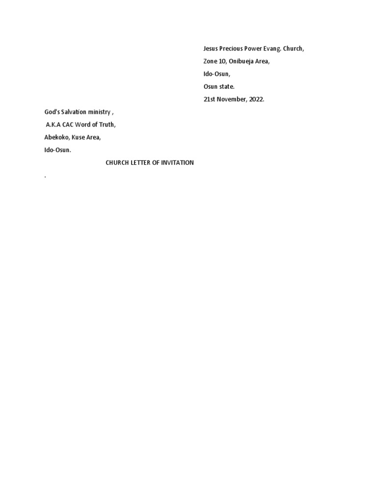 Invitation 4 Night of Praise | PDF