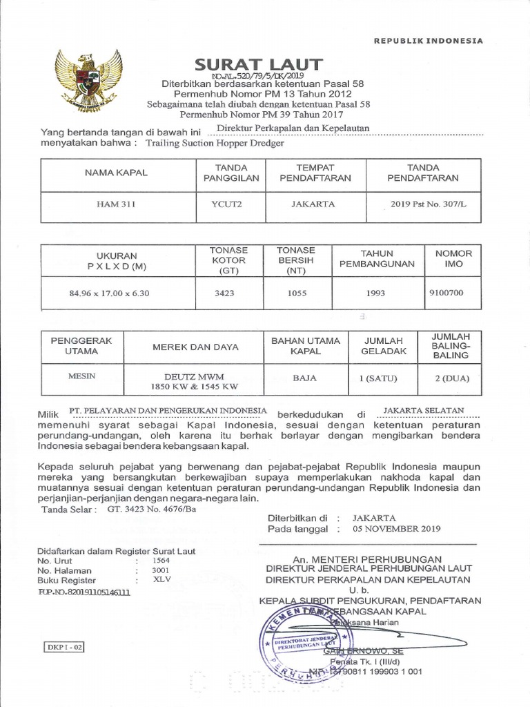 010 - Certificate of Registry | PDF