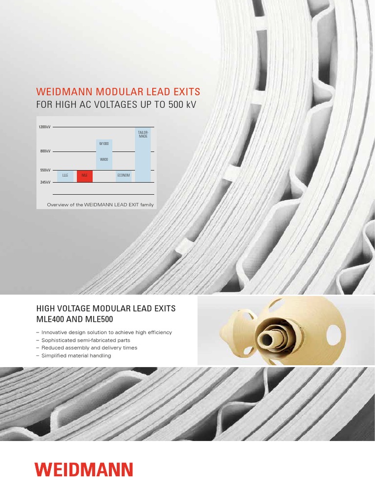 Modular Lead Exit - Info Sheet | PDF | Transformer | Manufactured Goods