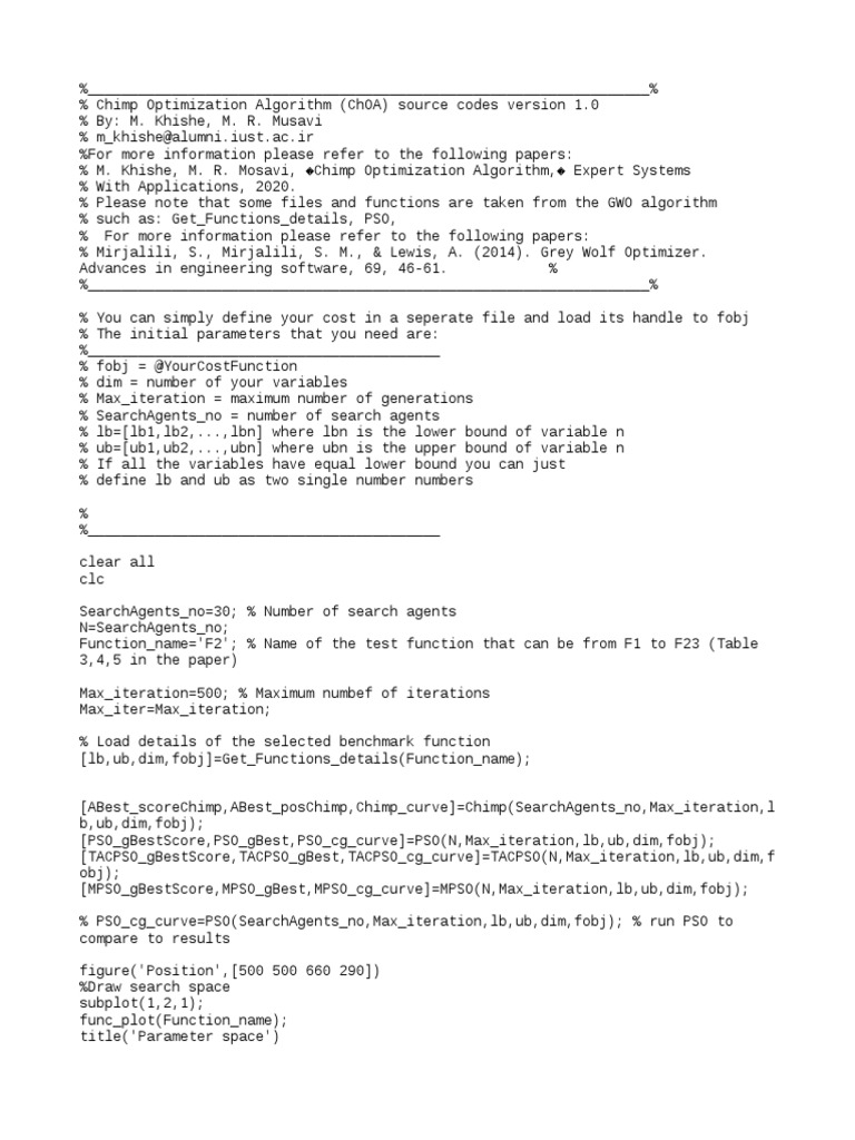 Main Chimp | PDF | Mathematical Optimization | Algorithms And Data Structures
