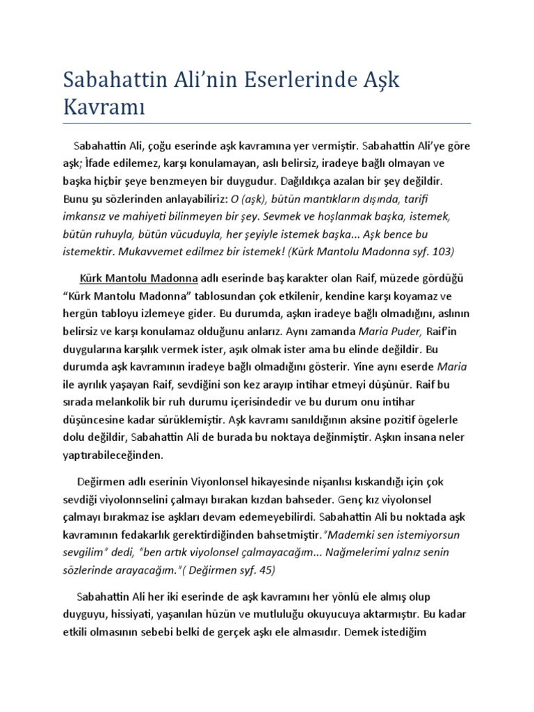 Sabahattin Ali | PDF