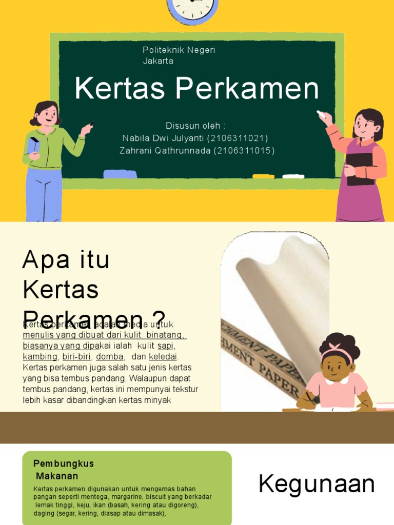Kegunaan dan Karakteristik Kertas Perkamen | PDF