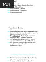 Chapter 4 Hypothesis Testing | PDF | Statistical Hypothesis Testing ...