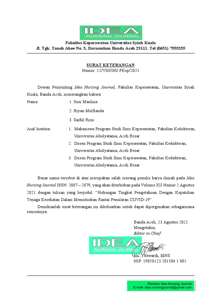 Letter of Acceptance (LoA) | PDF