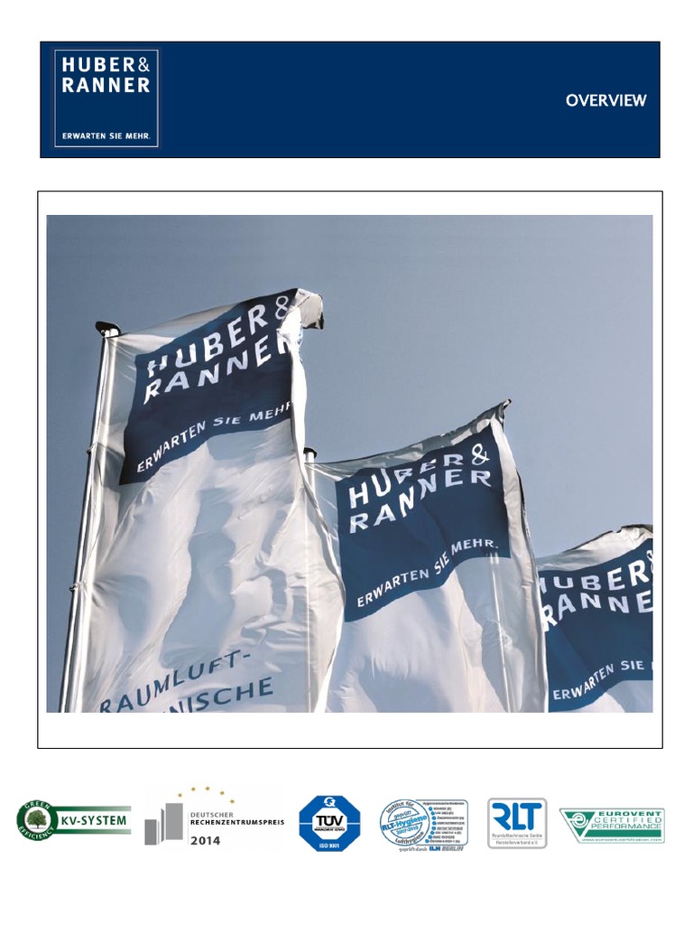 Huber & Ranner: Air Handling Innovation | PDF | Energy Conservation
