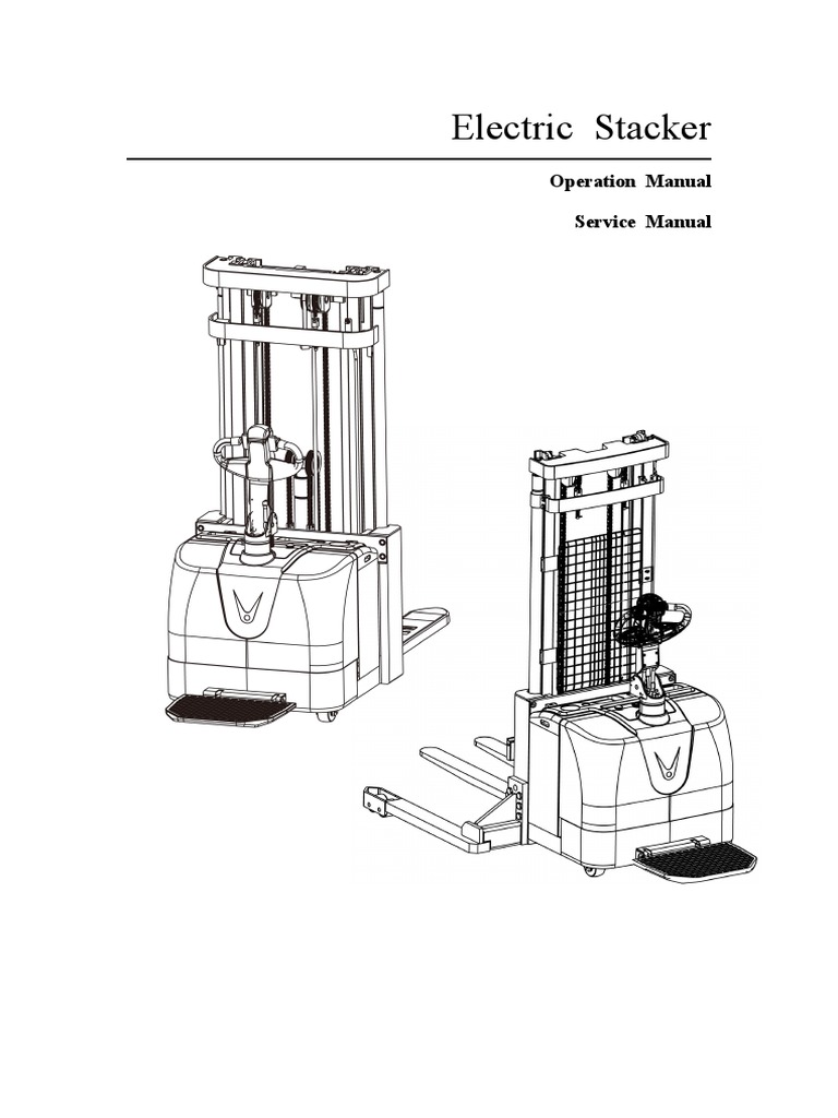 OM & Service Manual WS97-12 | PDF | Truck | Elevator