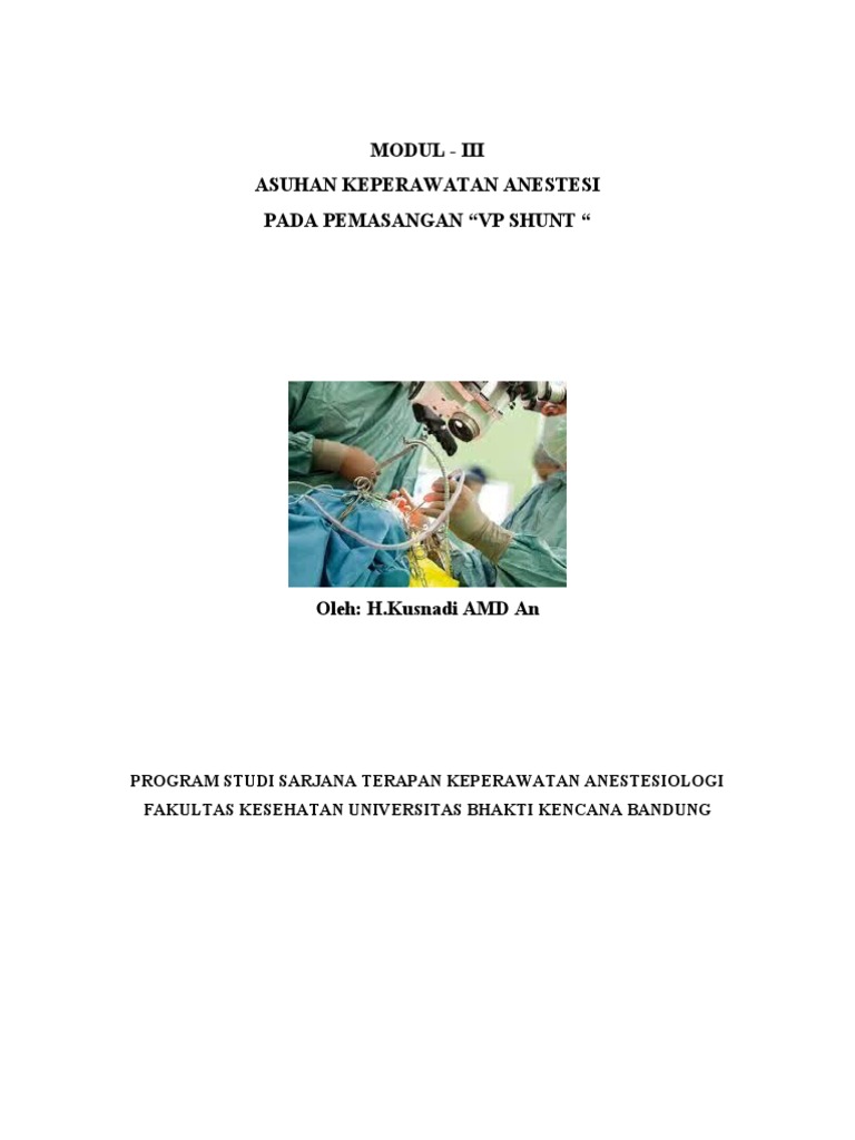 Modul Praktik Askan PD VP Shunt | PDF