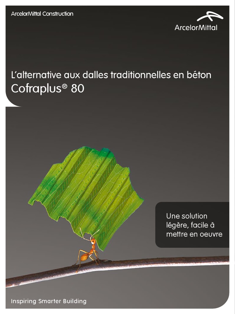 Brochure Cofraplus 80 | PDF | Bois (matériau de construction) | Matériaux