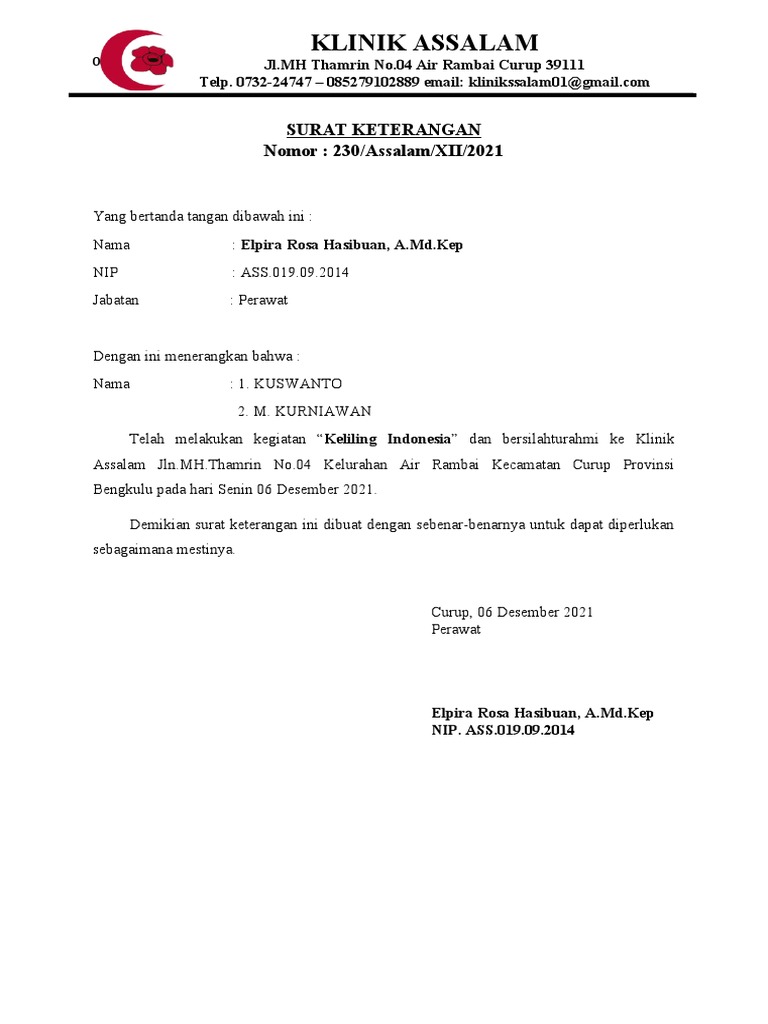 Kop Klinik Assalam | PDF