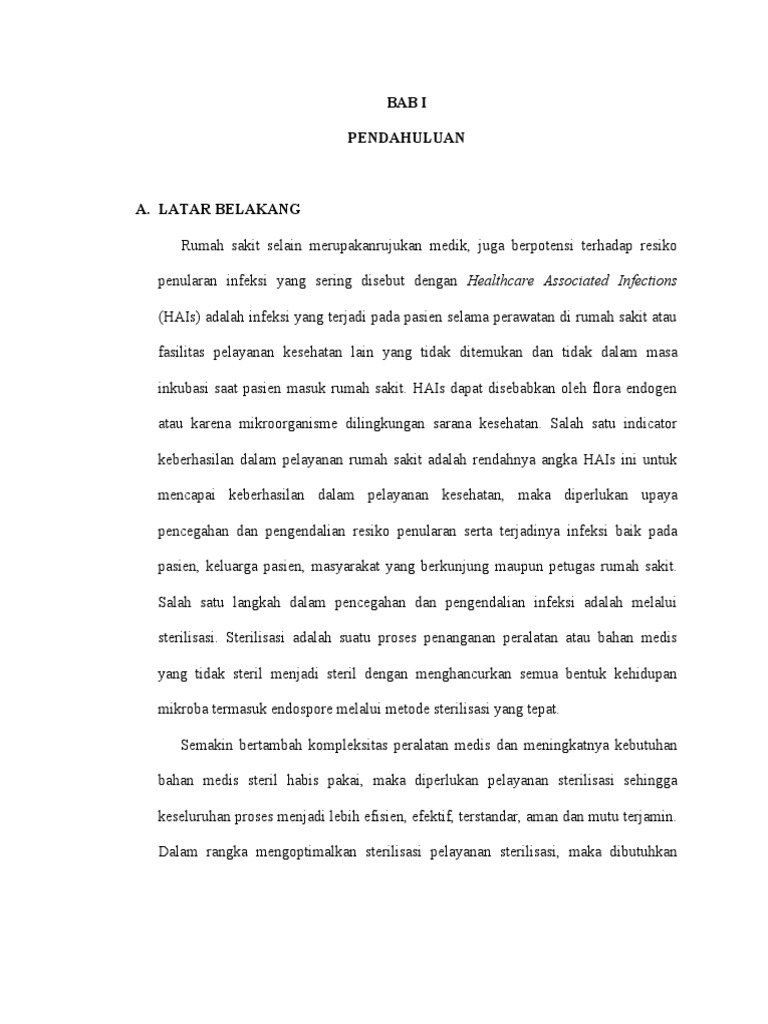 Revisi Pedoman Pelayanan CSSD & Laundry | PDF