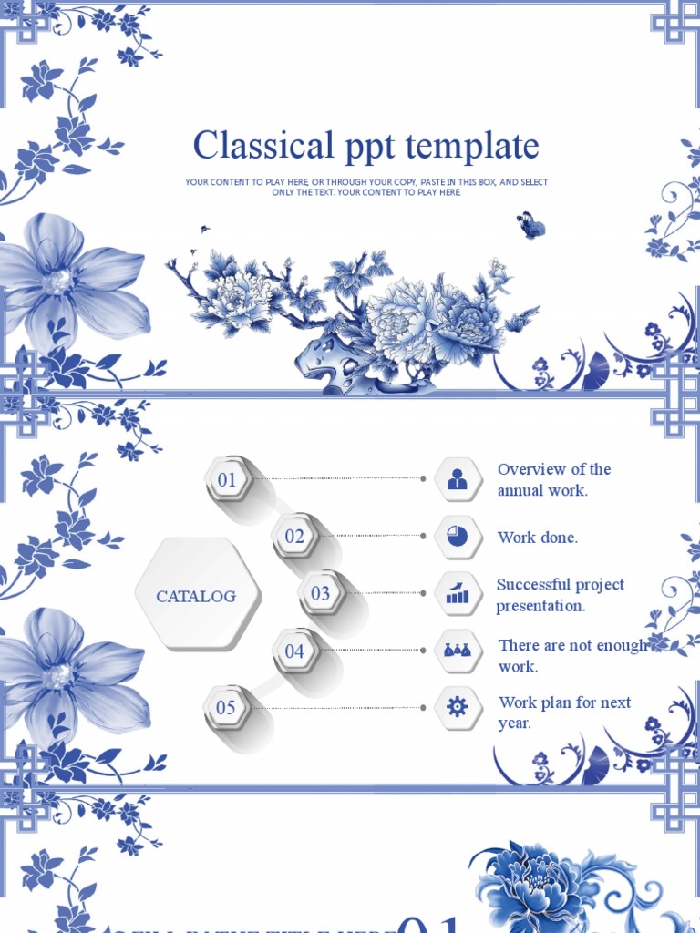 Blue White PowerPoint Templates | PDF | Page Layout | Information Science