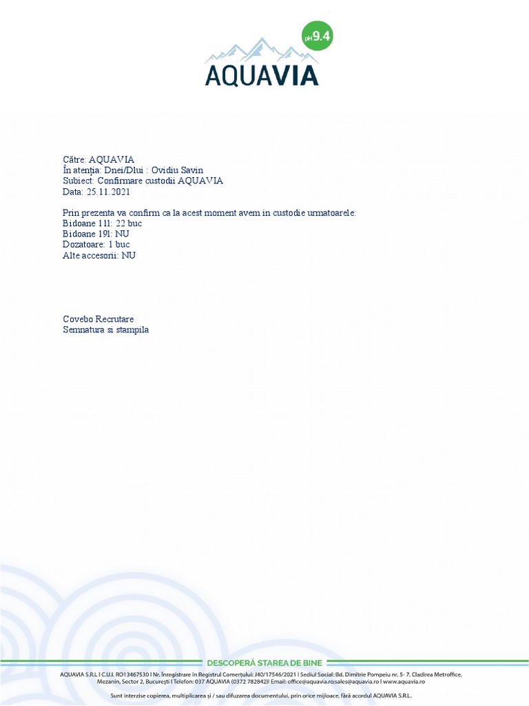 FISA DE CONT Client Custodii | PDF