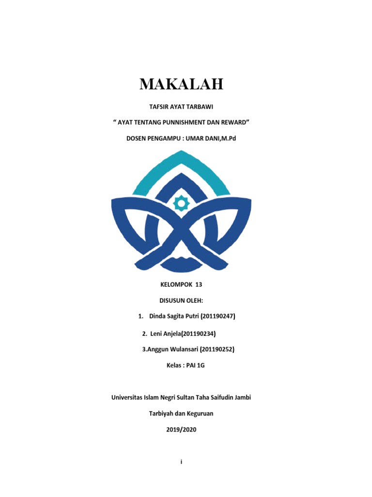 Makalah Tafsir Ayat Tarbawi | PDF