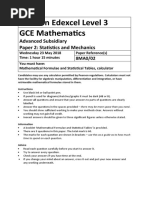 Madas Advanced Level Math Practice Paper | PDF