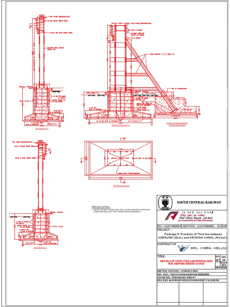 Foundation of Height Gauge | PDF | Rail Transport | Railway Companies