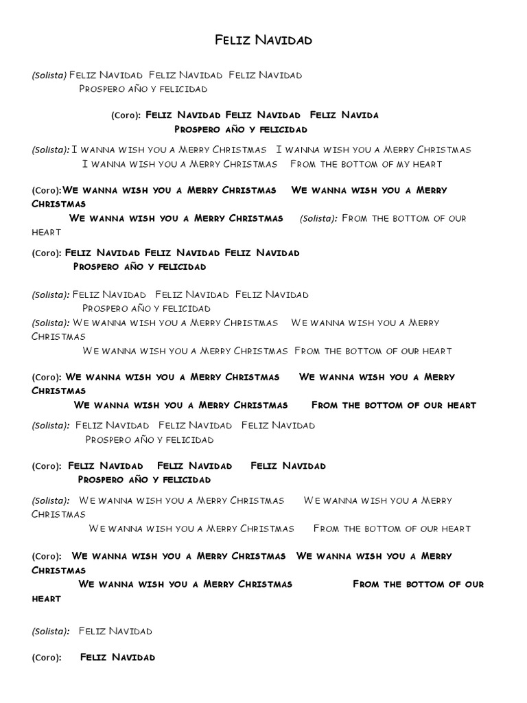 Feliz Navidad | PDF | Arte | Poesía