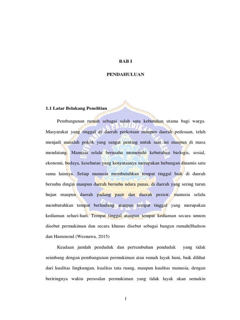 1414031011-Bab 1 Pendahuluan | PDF