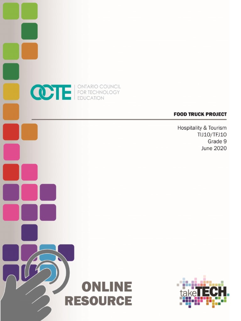 TFJ1O Food Truck Project | PDF | Design | Brainstorming