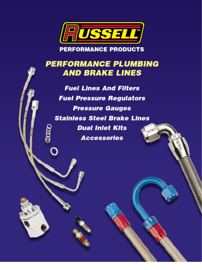 Russell Brake Lines Catalog | PDF | Stainless Steel | Mechanical ...