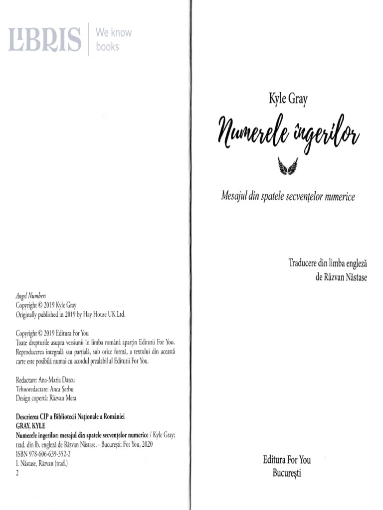 Numerele Ingerilor - Kyle Gray | PDF