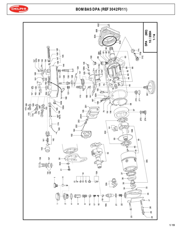 3042F011 Dpa Despiece de Bomba | PDF | Machines | Mechanical Engineering