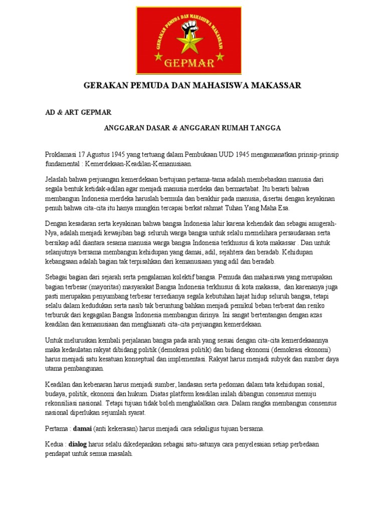 Adrt Gepmar | PDF | Ilmu Sosial | Perjalanan