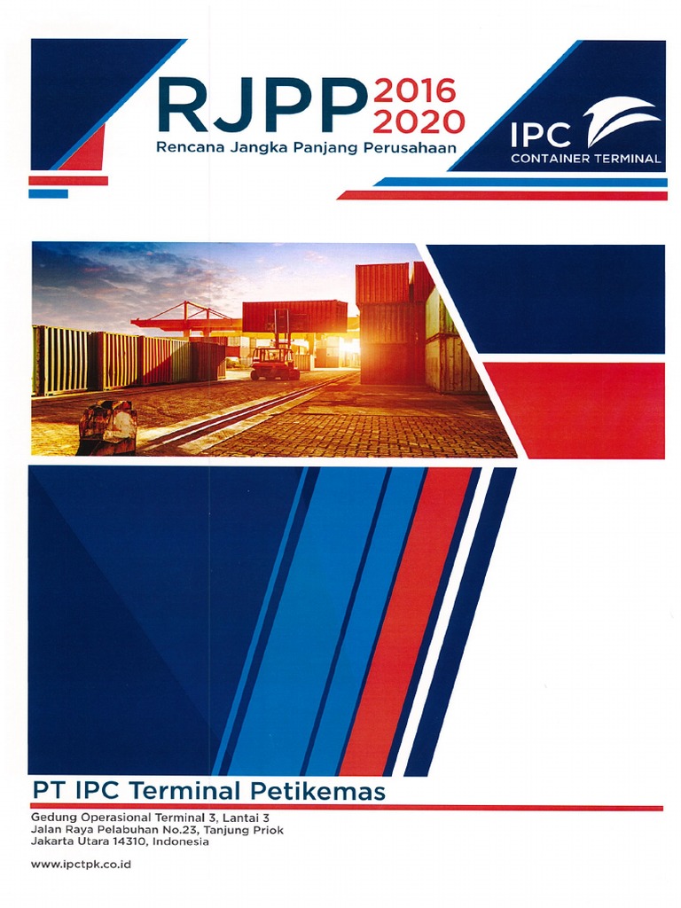 RJPP 2016-2020 PT IPC Terminal Petikemas Fix-1 | PDF