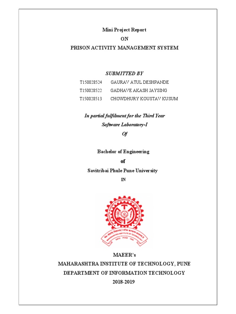 Project Report PAMS | Download Free PDF | Table (Database) | Computing