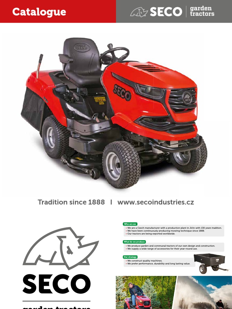 Seco Exportni Katalog 2019 | PDF | Tractor | Lawn Mower