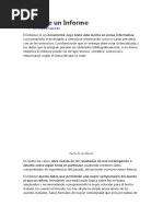 Estructura de Informe Tecnico | PDF | Publicación | Bibliografía