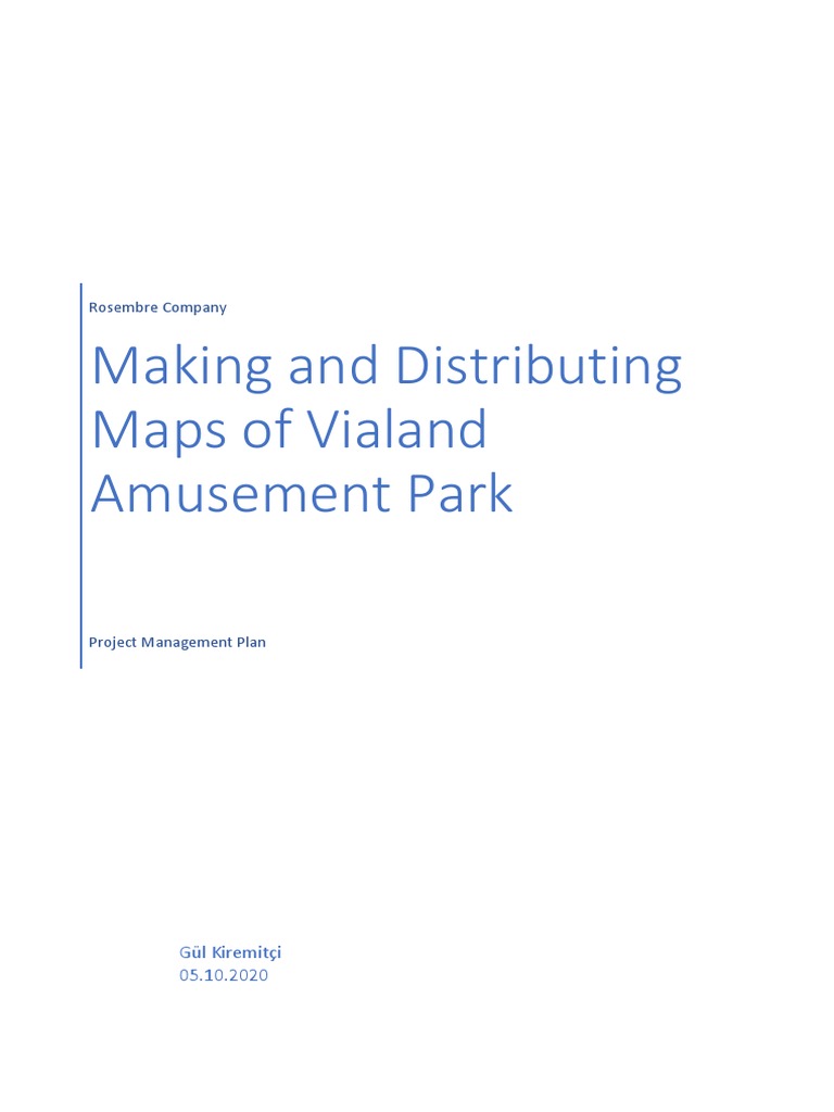 Making Maps Vialand Park | PDF | Map | Project Management